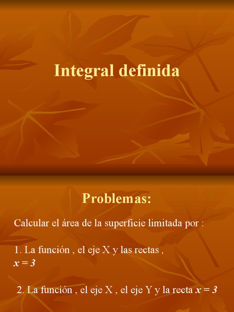 Integral Definida | PDF