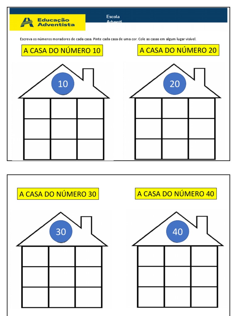 Atividades da Casa dos Números | PDF