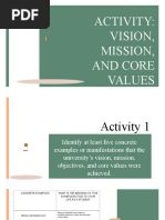 Olfu Mission Vision Core Values and History | PDF