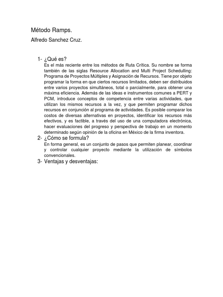 Método Ramps | PDF
