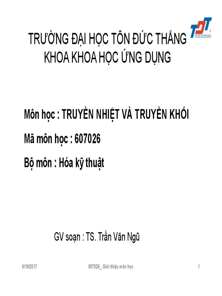 Gioi Thieu Mon Hoc | PDF