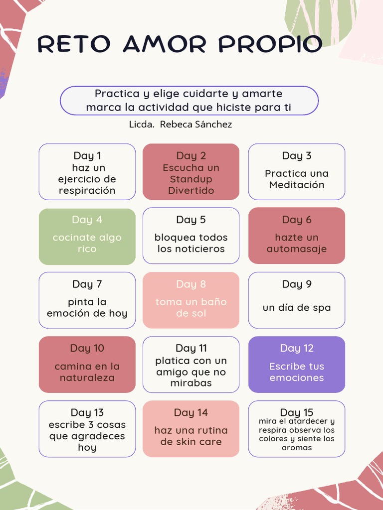Habit Tracker 30 Días | PDF