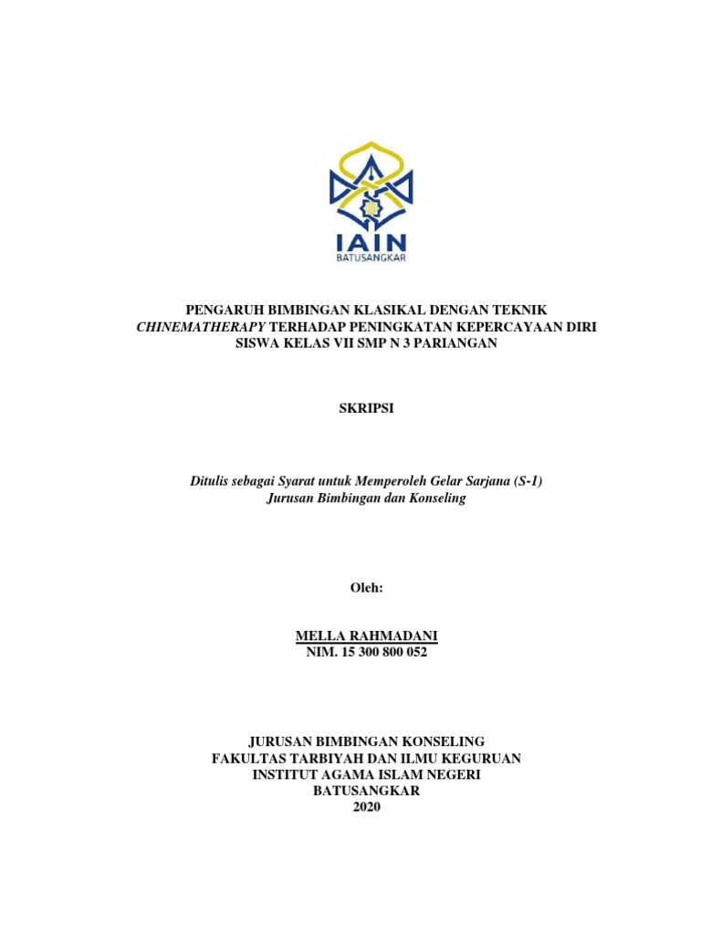 Contoh Skripsi IAIN | PDF