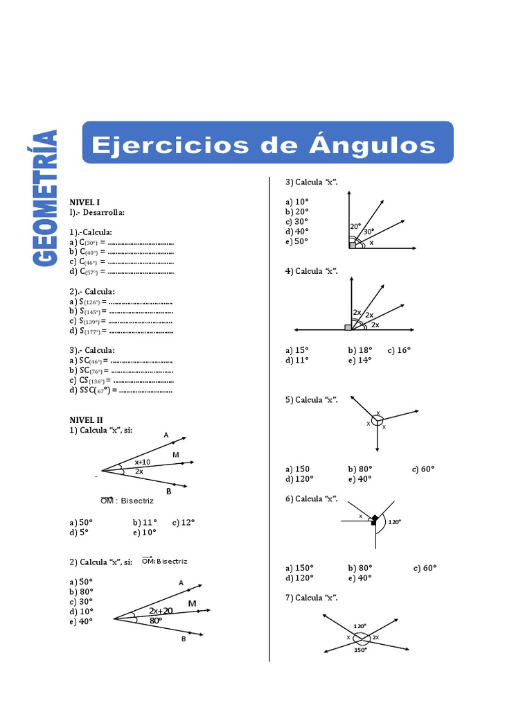 Tarea de Angulos | PDF
