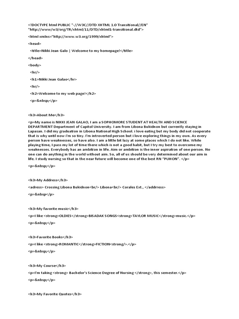 Doctype Html Public Pdf