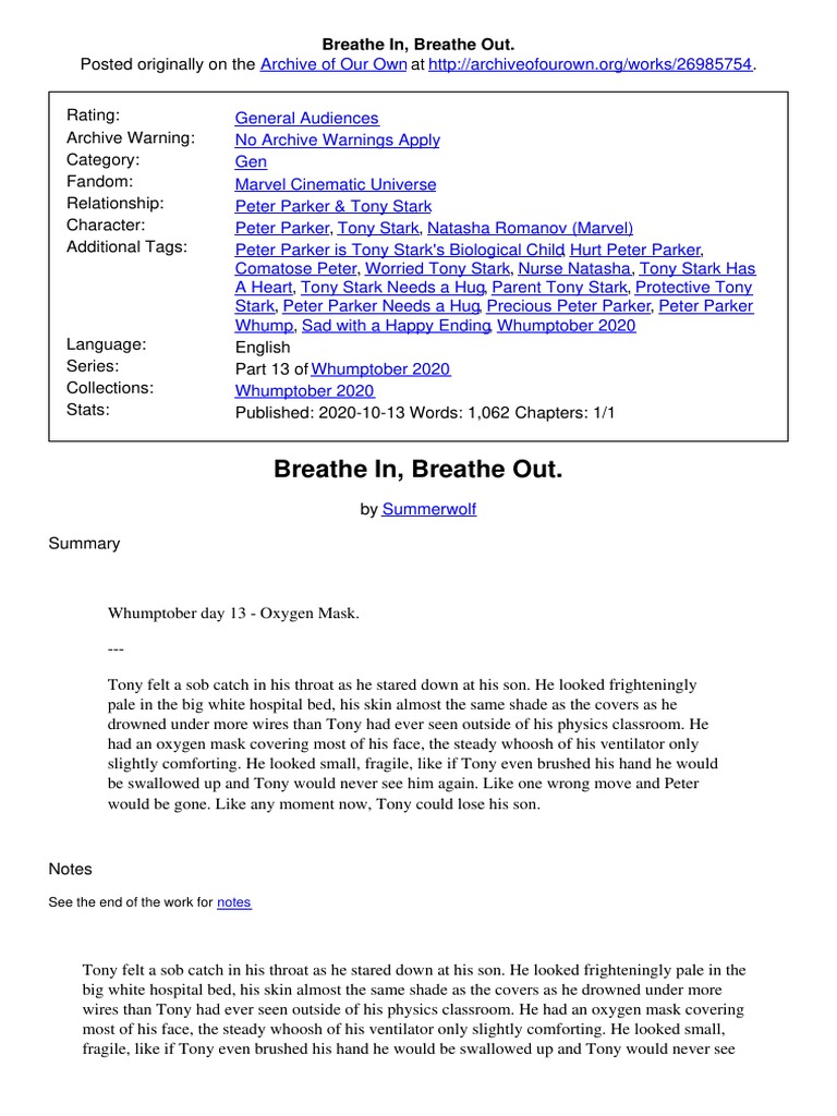 Breathe in Breathe Out | PDF