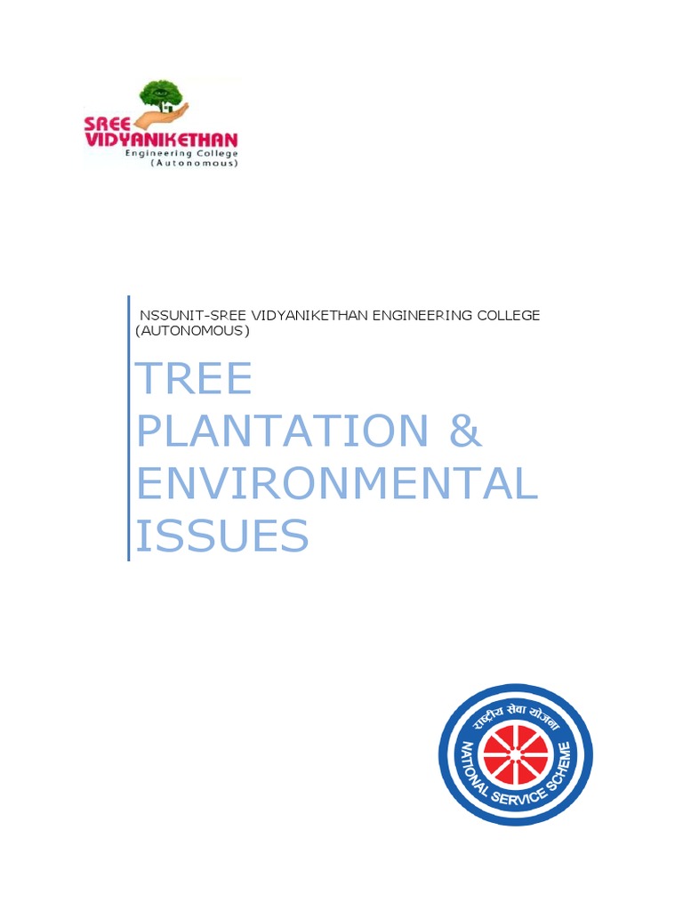 Tree Plantation and Environmental Issues | PDF