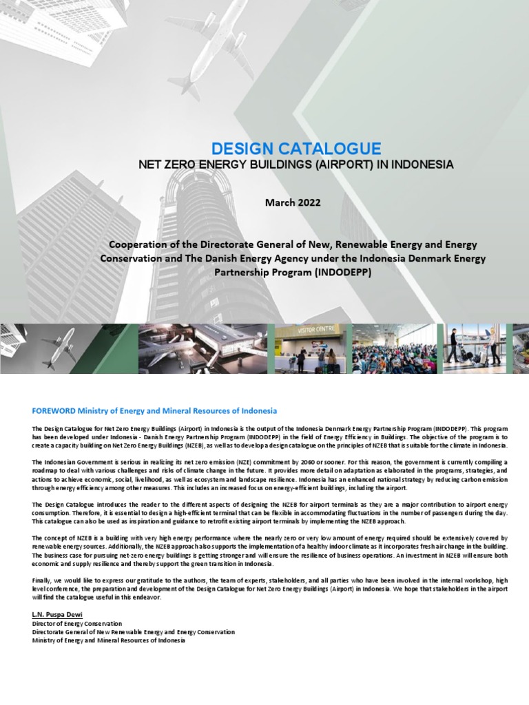 NZEB Airport Design Catalogue | PDF | Technology & Engineering