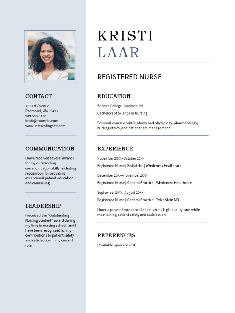 Modern Nursing Resume | PDF