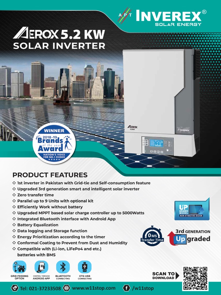 Inverex AEROX 5.2 KW Manual | PDF