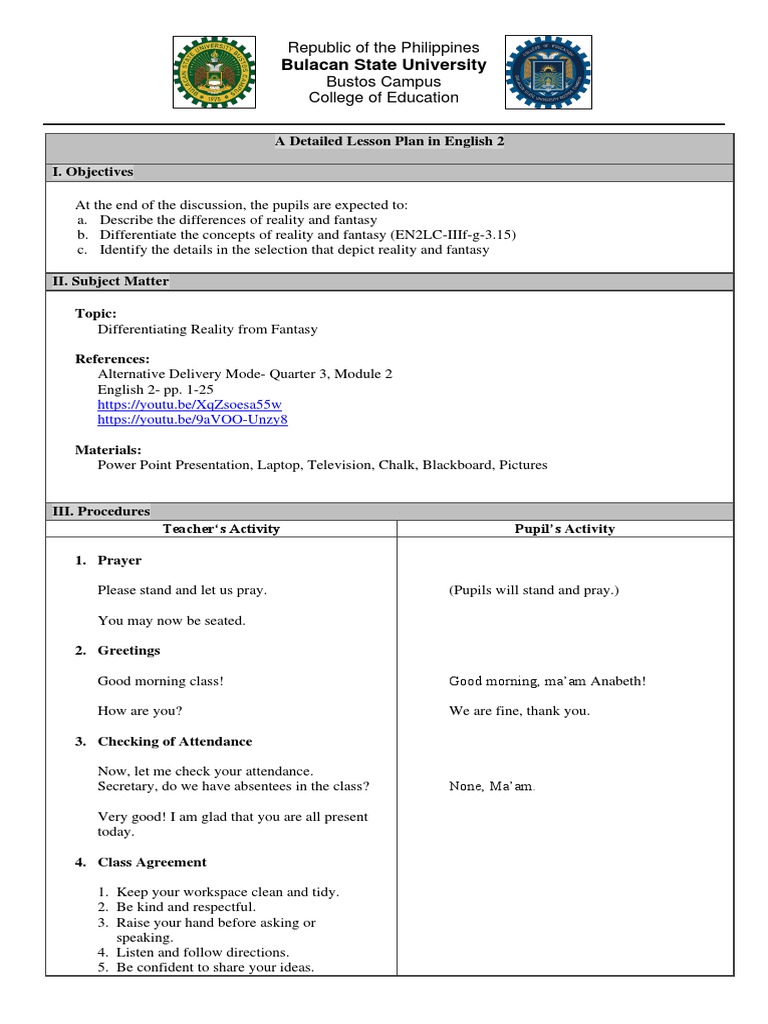 Anabeth Marcelo DLP English2 PDF | PDF | Prayer