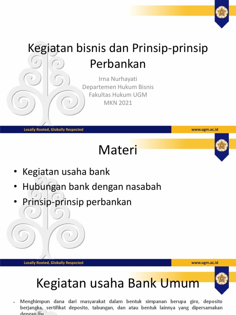 Prinsip Perbankan - Irna | PDF