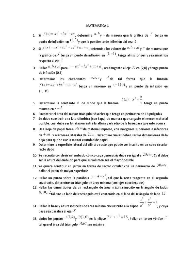 Práctica Dirigida Mat 1 | PDF | Triángulo | Elipse