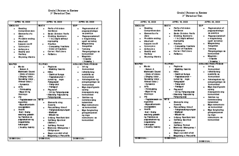 Pointers To Review-3rd | PDF