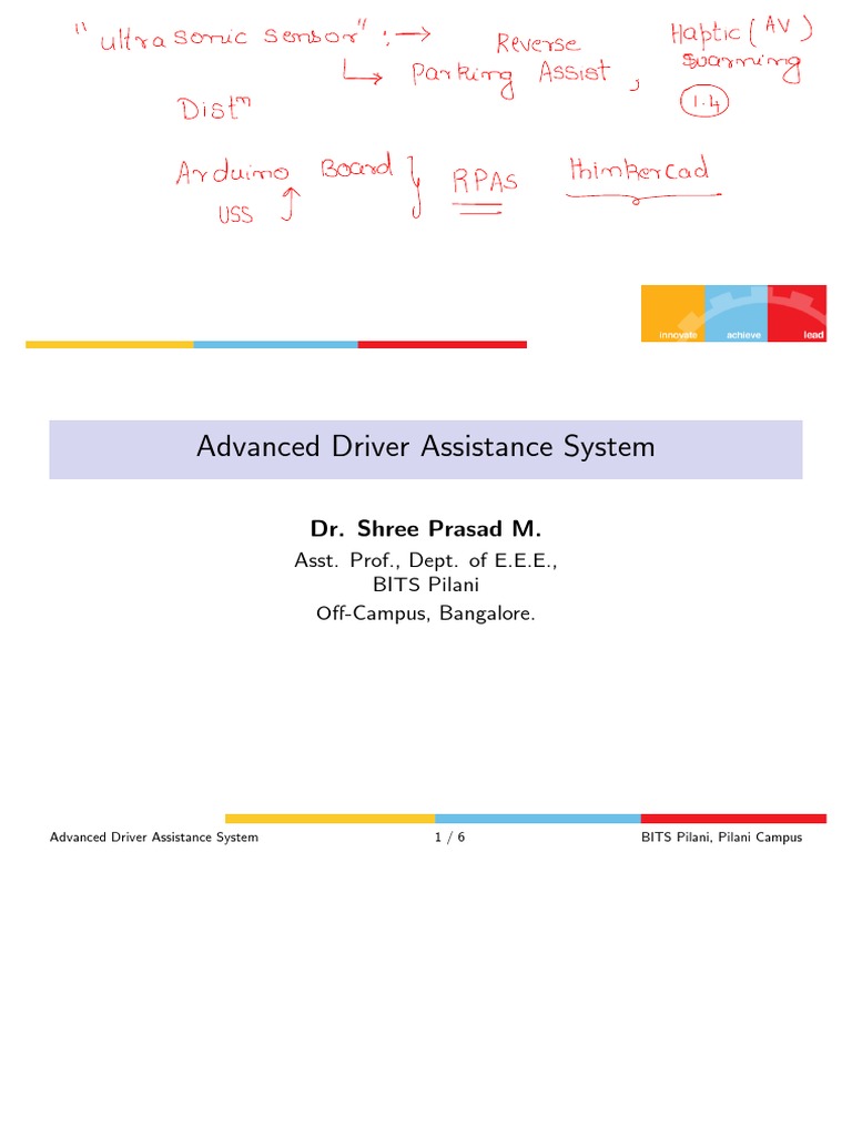 Ultrasonic Sensor Annotated PDF | PDF | Sensor | Information And ...