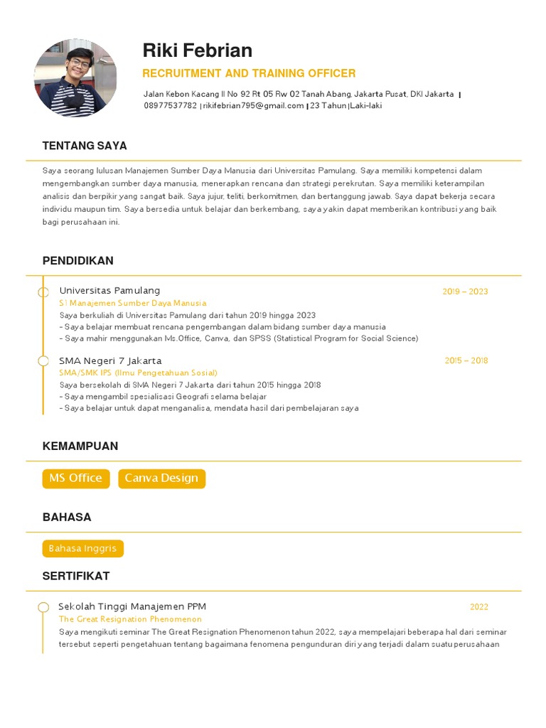 CV Seminar SDM | PDF