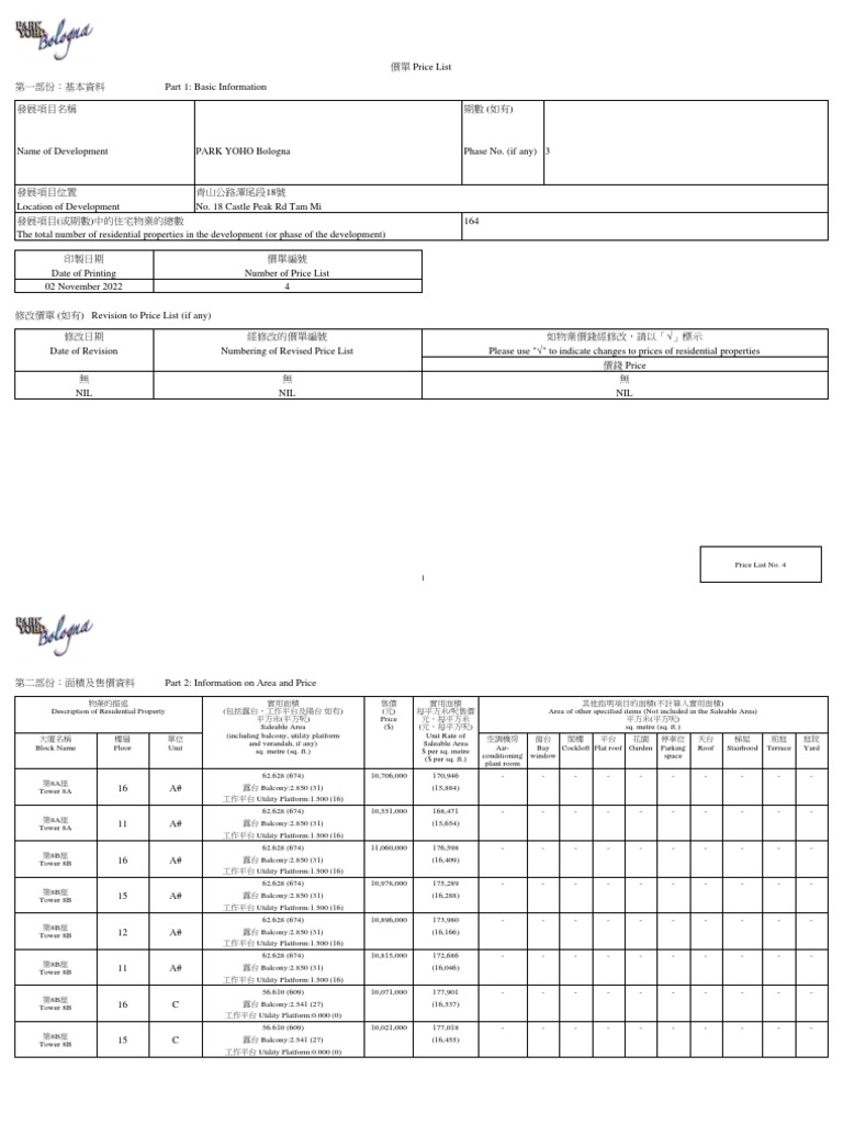 PARK YOHO Bologna PL4 - 20221102 | PDF