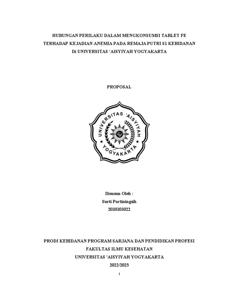 3 PERILAKU DALAM MENGKONSUMSI TABLET FE PADA REMAJA PUTRI S1 KEBIDANAN ...