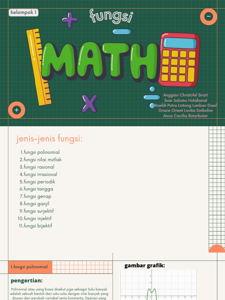 Matwa Jenis - Jenis Fungsi - X PMIA 4 PDF | PDF