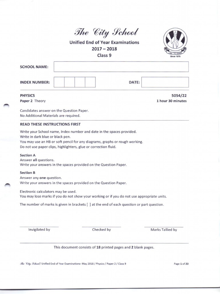 Physics - Practise Questions | PDF