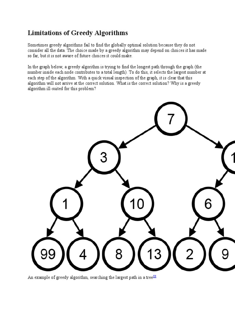 Limitations Of Greedy Algorithms Pdf Combinatorics Algorithms And Data Structures 6206