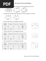 VIRP Chart for Series and Parallel Circuits | PDF | Teaching Methods ...