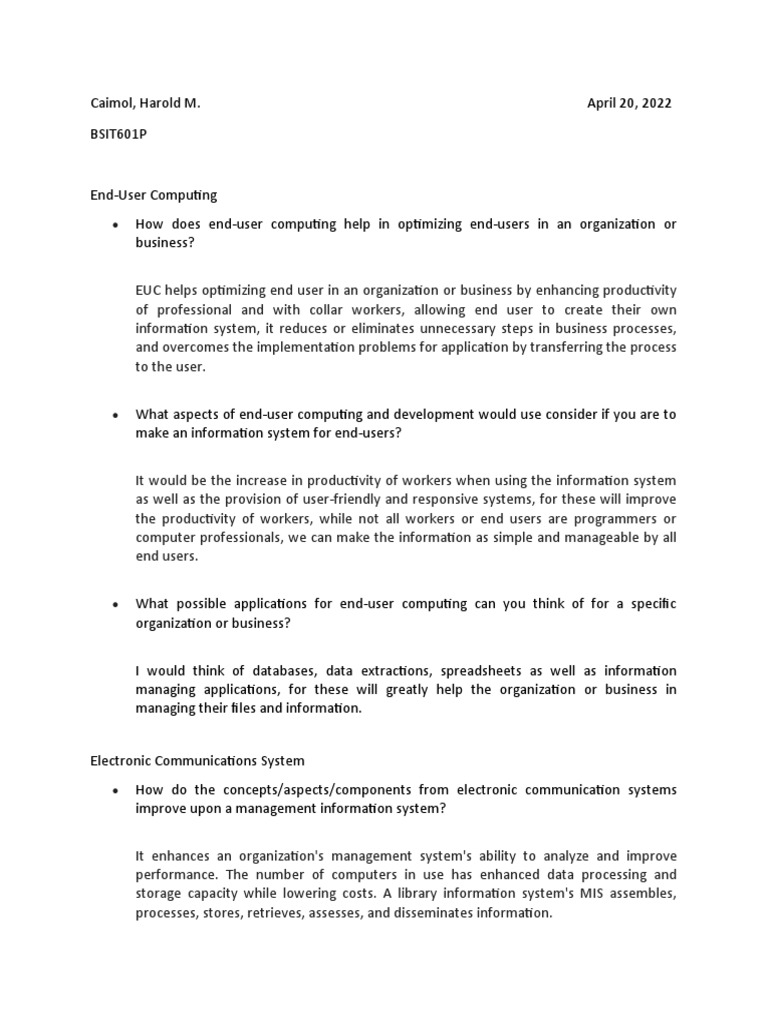 05 Activity 1 | PDF | Information | Information System