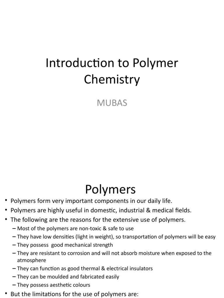 7 Polymerisation | PDF | Polymers | Polymerization