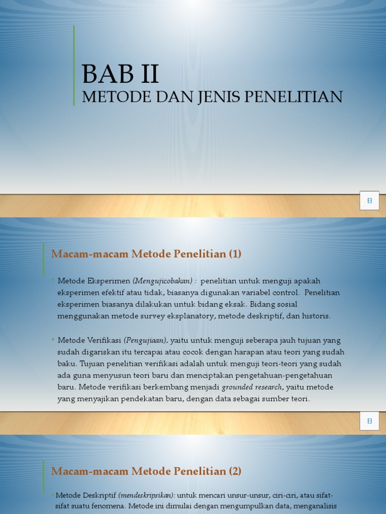 P2 - Jenis2 Penelitian | PDF