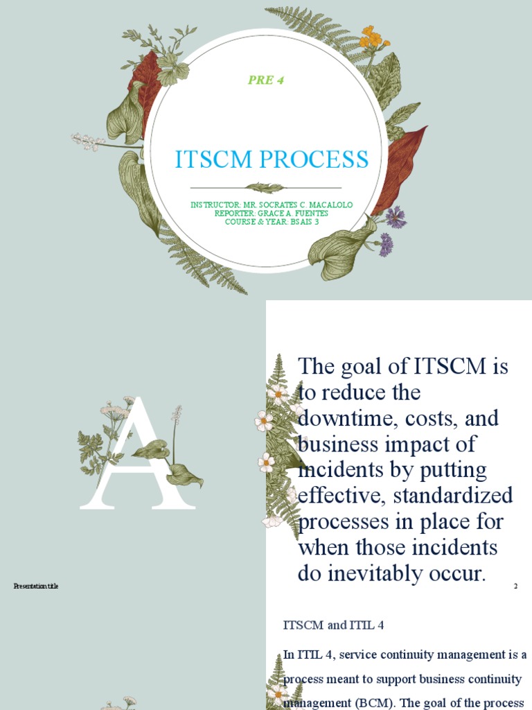 Itscm Process | PDF | Business