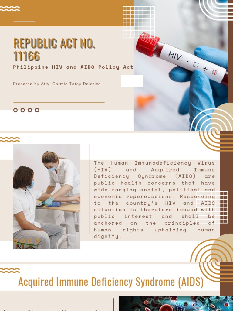 RA No. 11166 | PDF | Hiv | Confidentiality