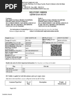 MSC Packing List Form | PDF