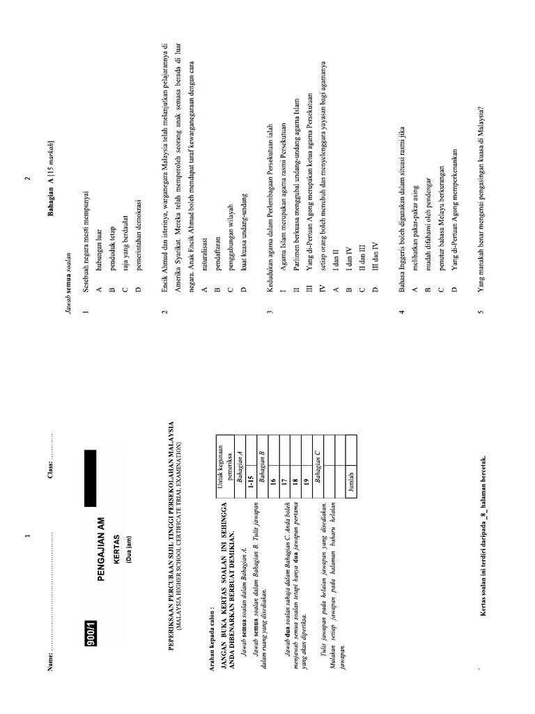 Pa Trial Kelantan | PDF
