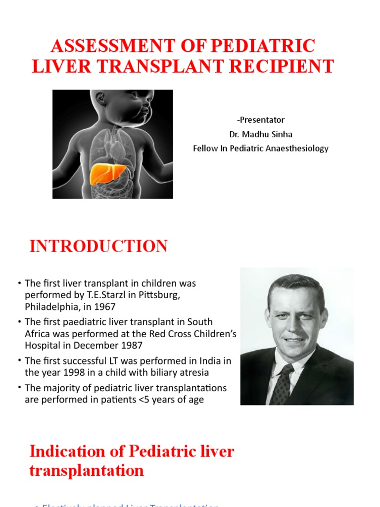 Pediatric Liver Transplant Assessment | PDF | Cirrhosis | Liver