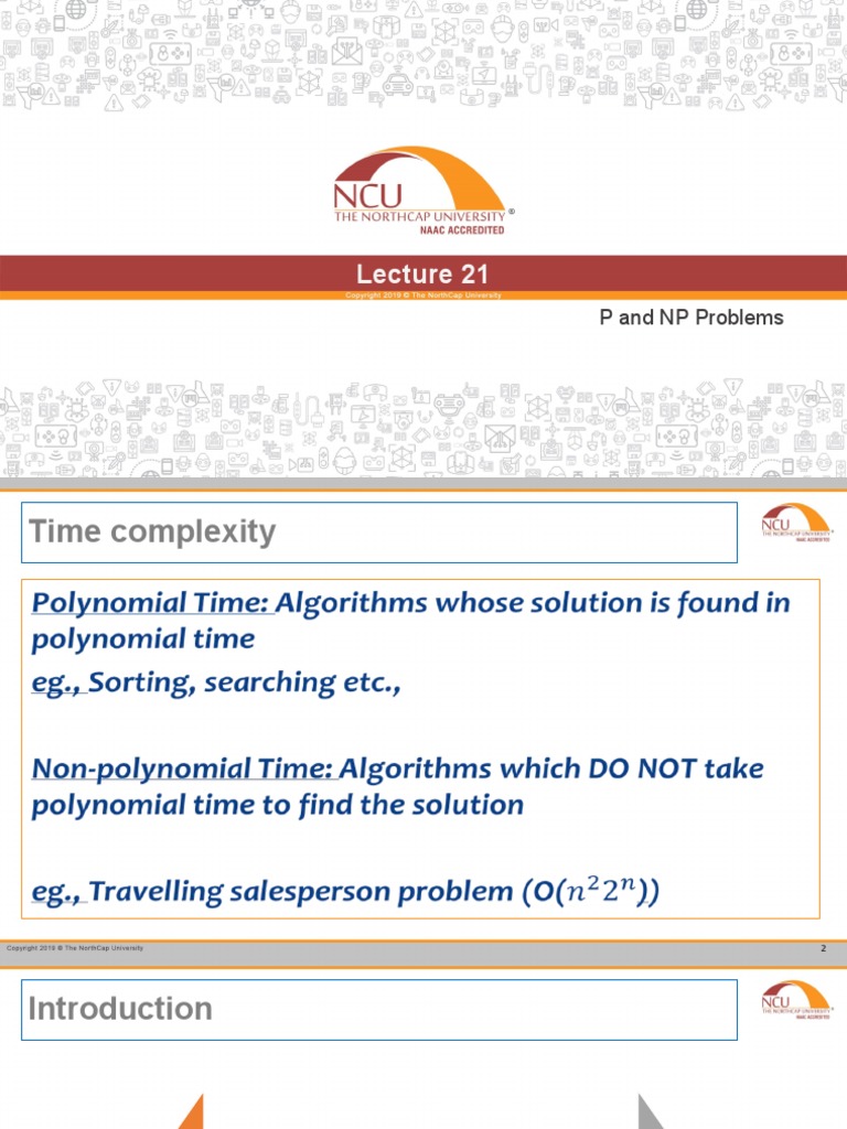 P And Np Pdf Time Complexity Computational Complexity Theory 