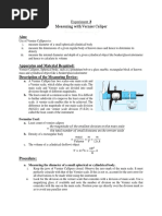 Vernier Calliper - Practical Worksheet - Ver1.0 | PDF | Length