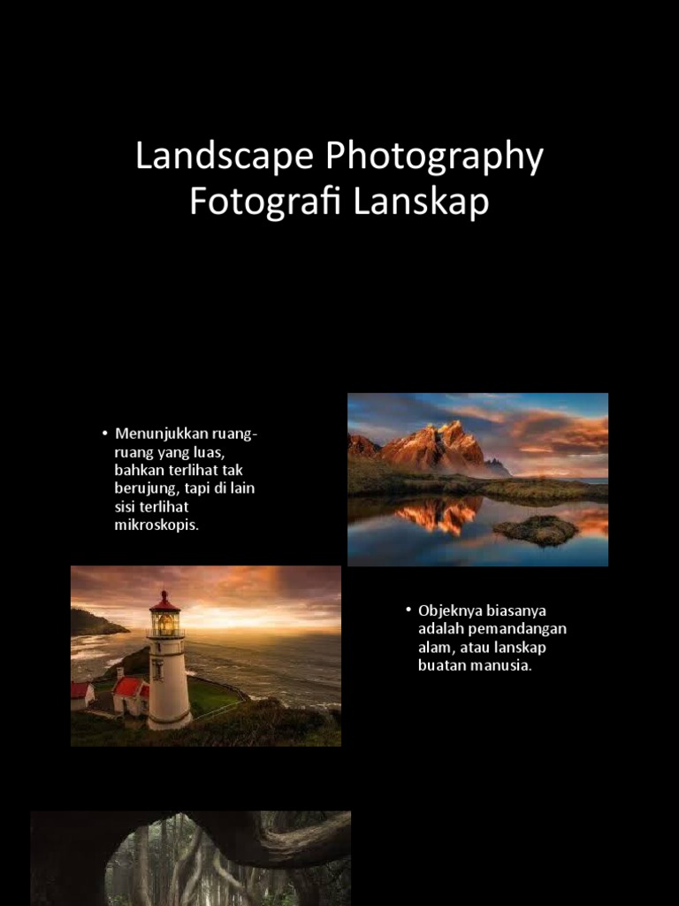Teknik dan Tips Fotografi Lanskap | PDF | Seni