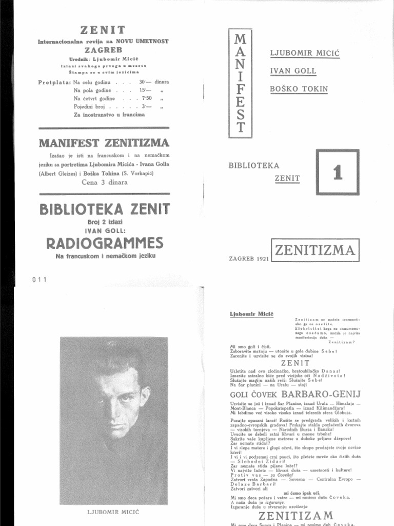 ZENIT Manifest | PDF