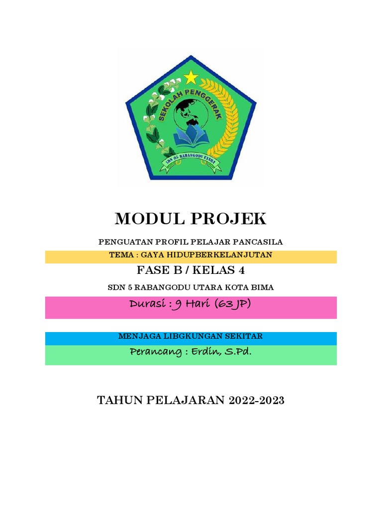 Modul P5 Gaya Hidup Berkelanjutan | PDF