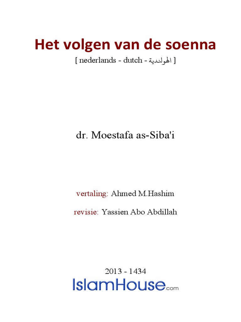 Het Volgen Van de Soenna | PDF
