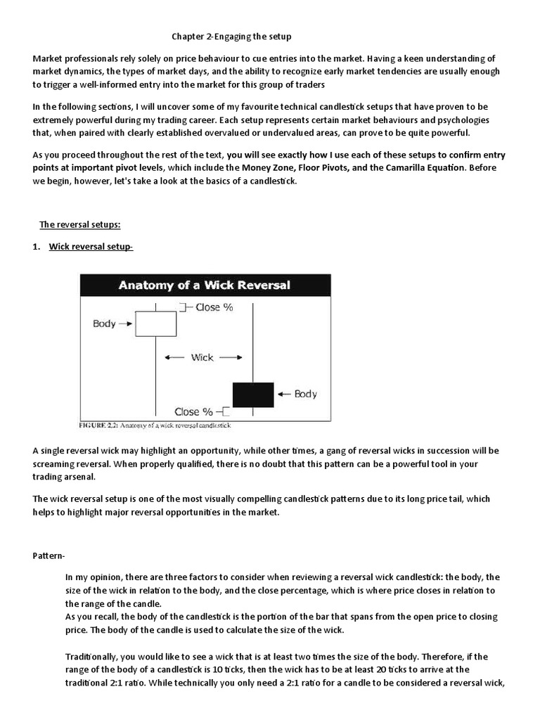 Wick Reversal Setup Explained | PDF | Market Trend | Financial Markets