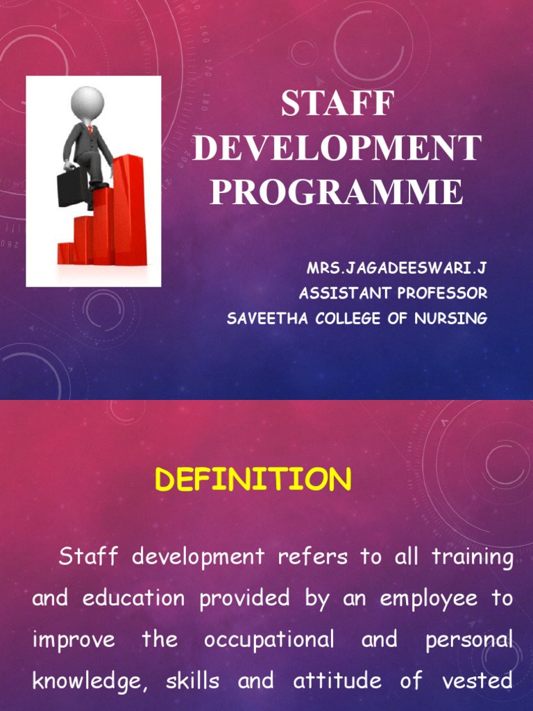 Staff Development Programme | PDF