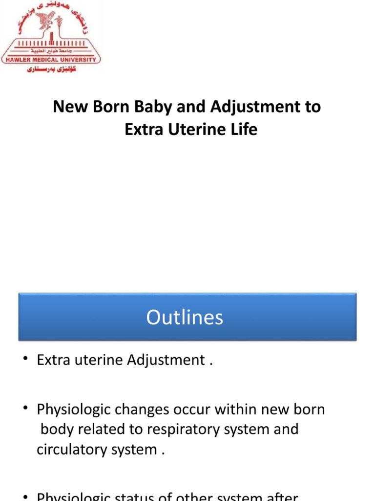 Adjustment to Extra Uterine Life (1) | PDF | Fetus | Atrium (Heart)