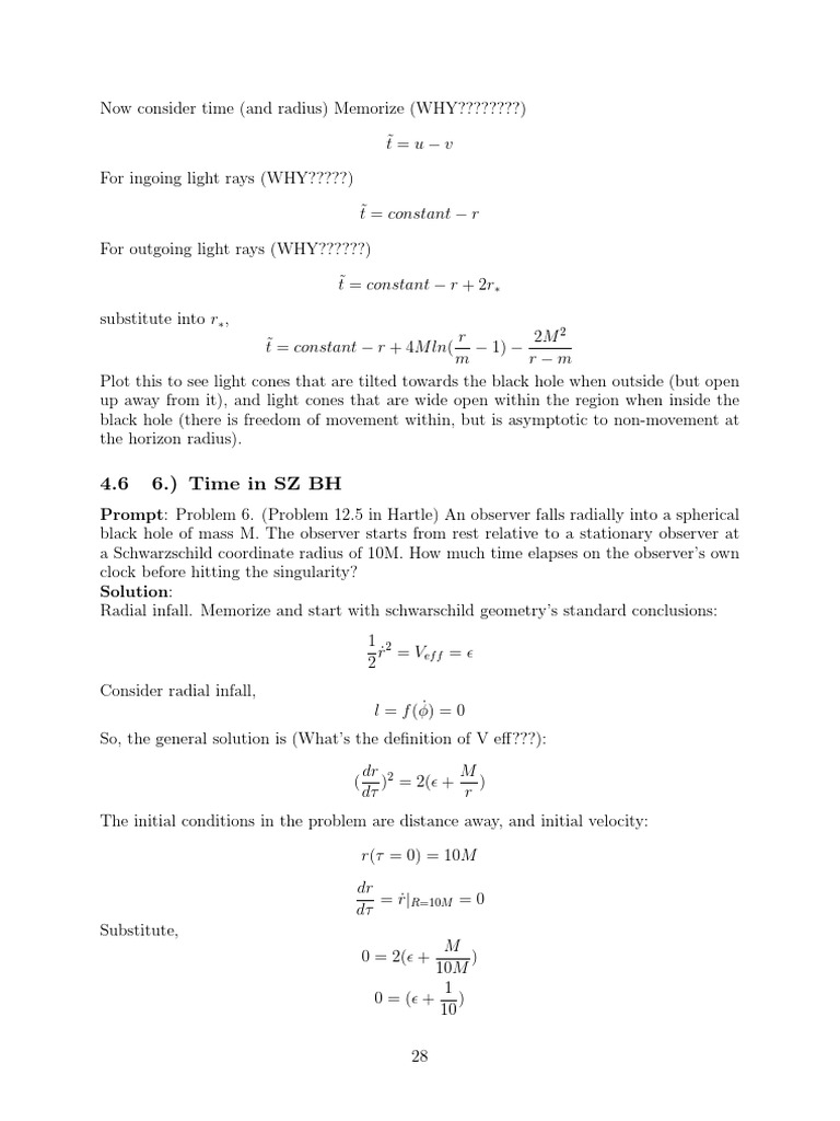 Introduction To General Relativity Solutions 31-35 | PDF | Differential Geometry | Theory Of ...