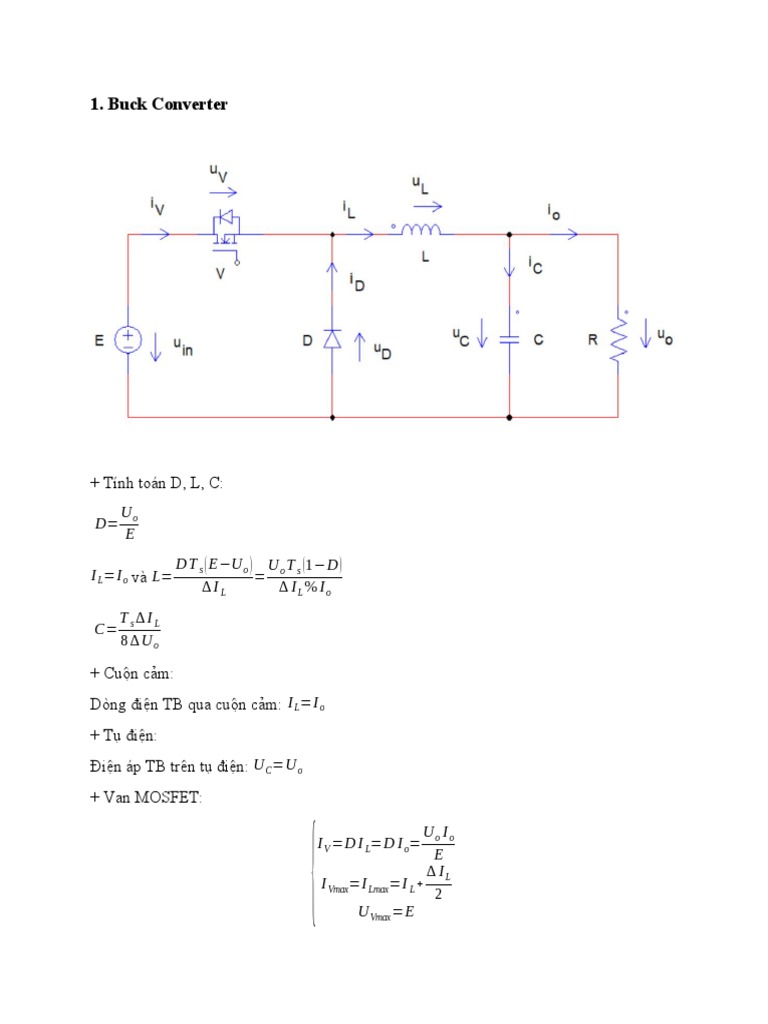 Tính Toán Các BBĐ DC-DC | PDF