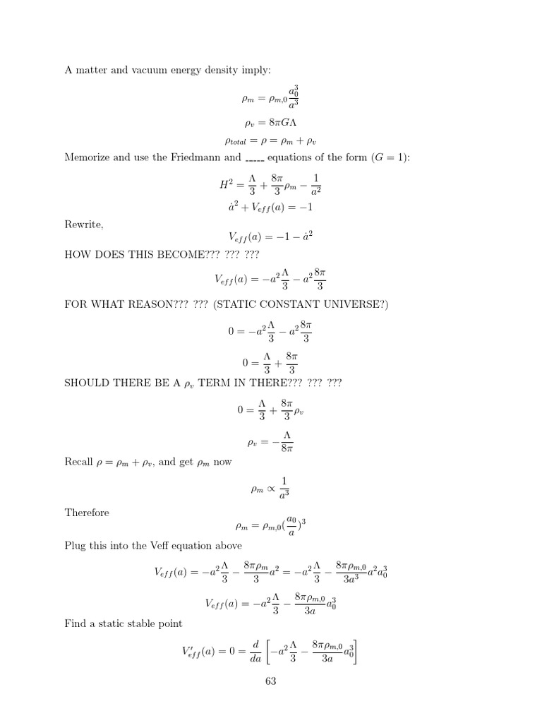 Introduction To General Relativity Solutions 66-70 PDF | PDF | Maxima ...