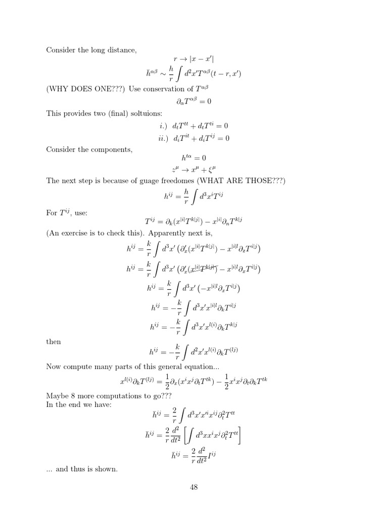 Introduction To General Relativity Solutions 51-55 PDF | PDF | Classical Mechanics | Astrophysics