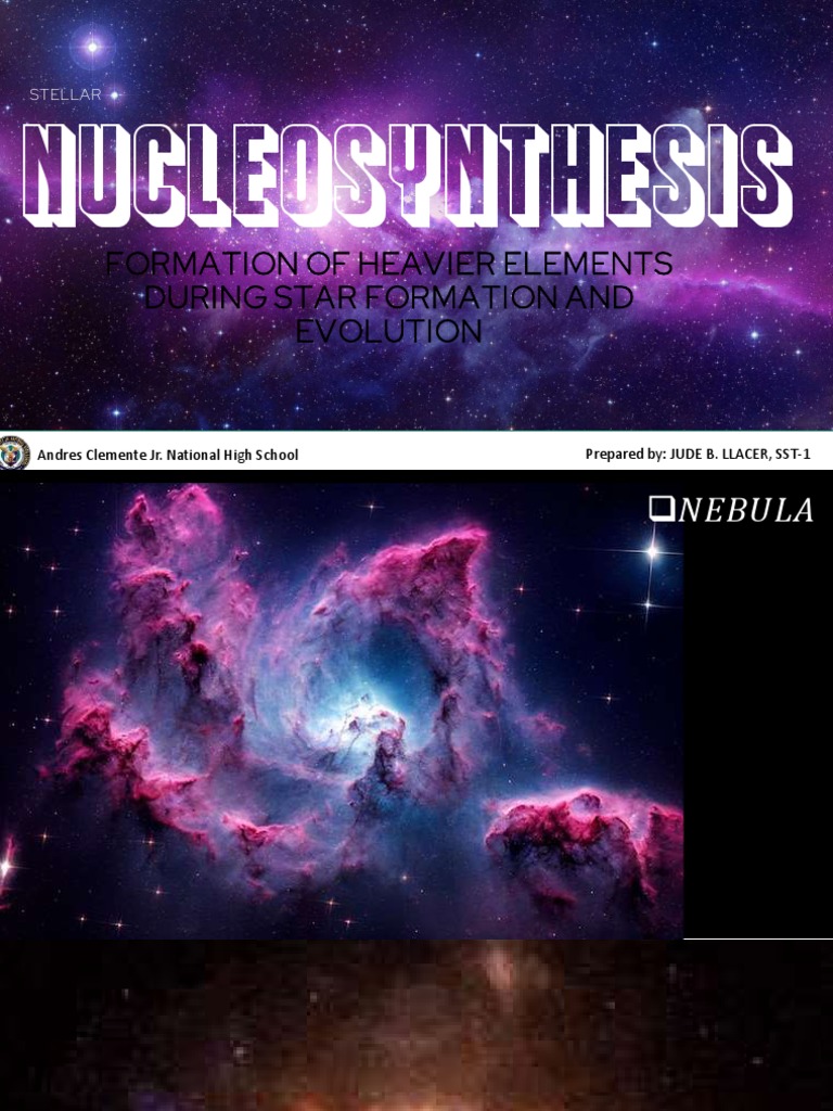 Stellar Nucleosynthesis | PDF