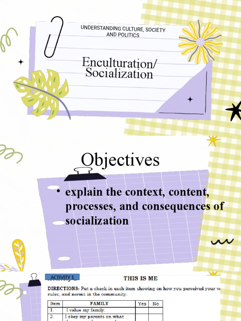 Module 5 Socialization Continuation | PDF | Socialization | Behavioural Sciences