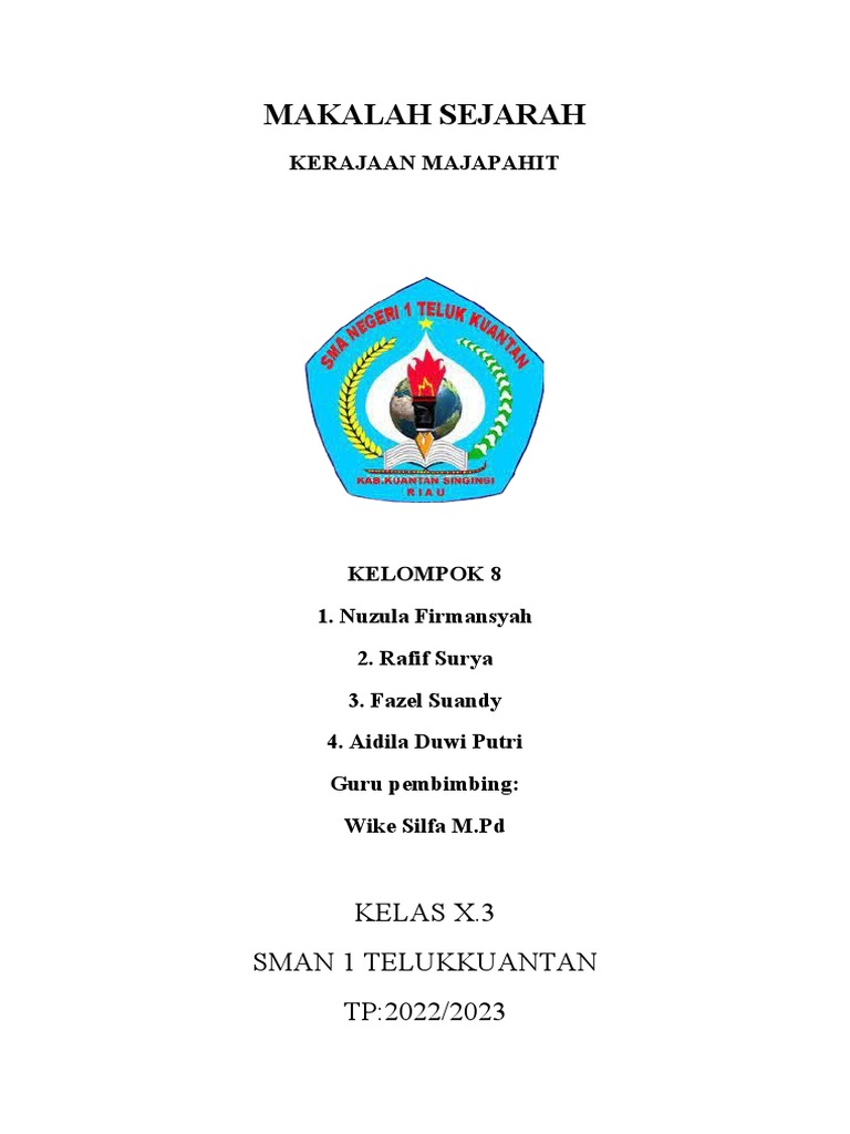 Makalah Sejarah Majapahit. | PDF